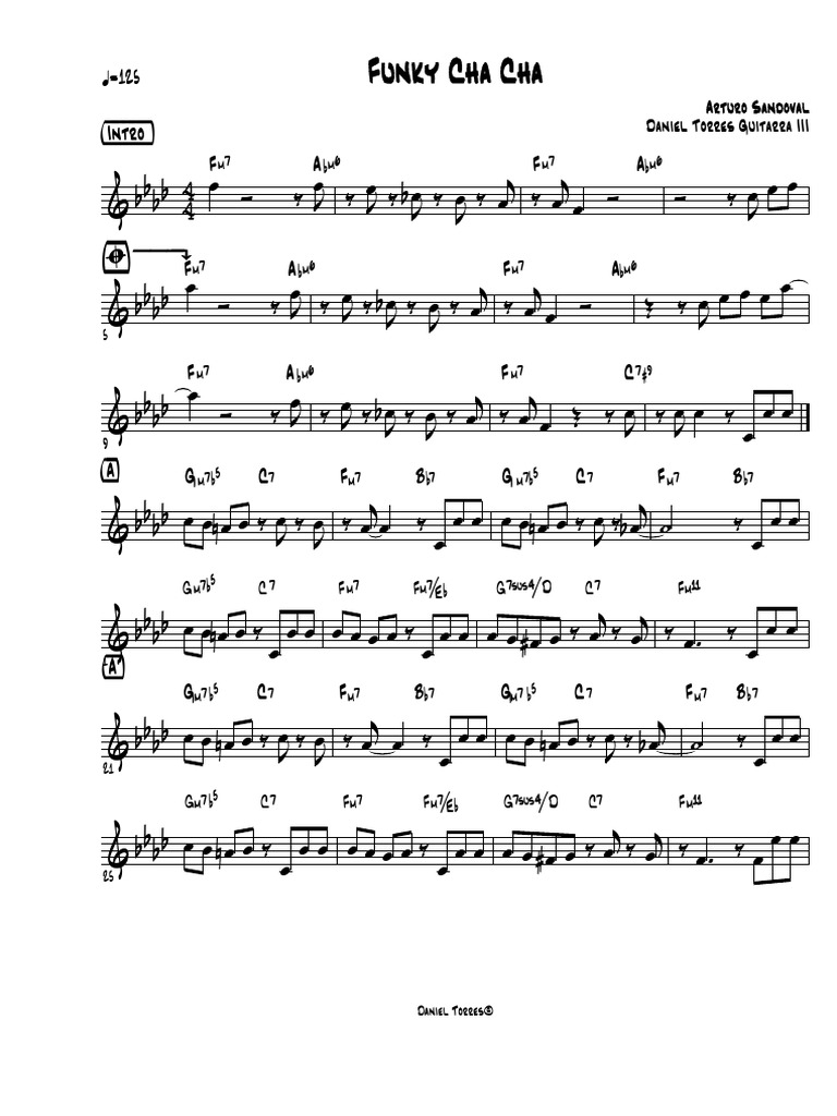 Funky Cha Cha-Daniel Torres | PDF