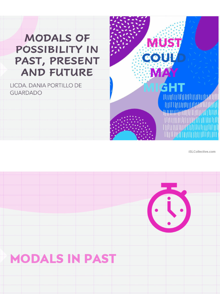 Modals in Past, Present and Future | PDF | Language Mechanics | English Grammar