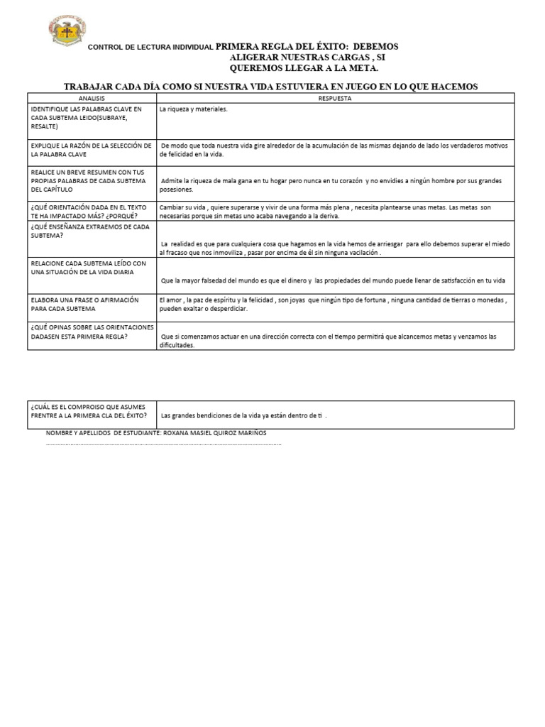 Claves del Éxito Personal | PDF