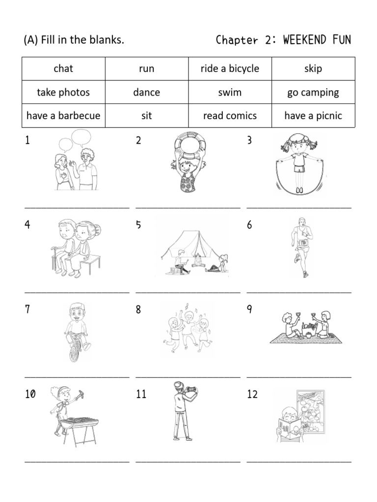 P2 - Grammar in Use - CH2 - Weekend Fun | PDF