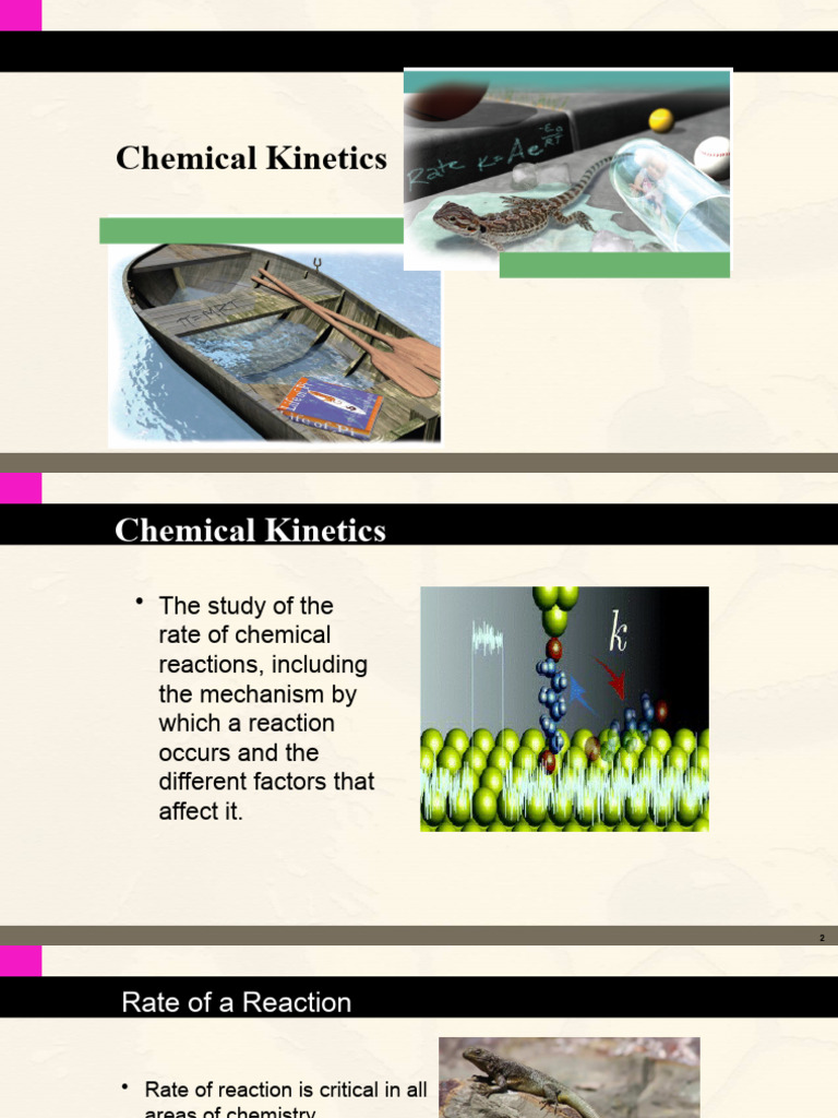 Chemical Kinetics Part 1 | PDF | Reaction Rate | Chemical Reactions