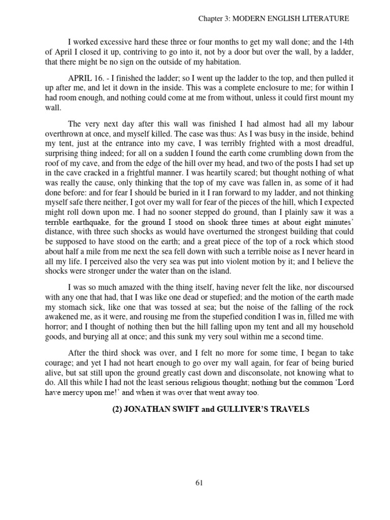 Jonathan Swift and Gulliver's Travels | PDF