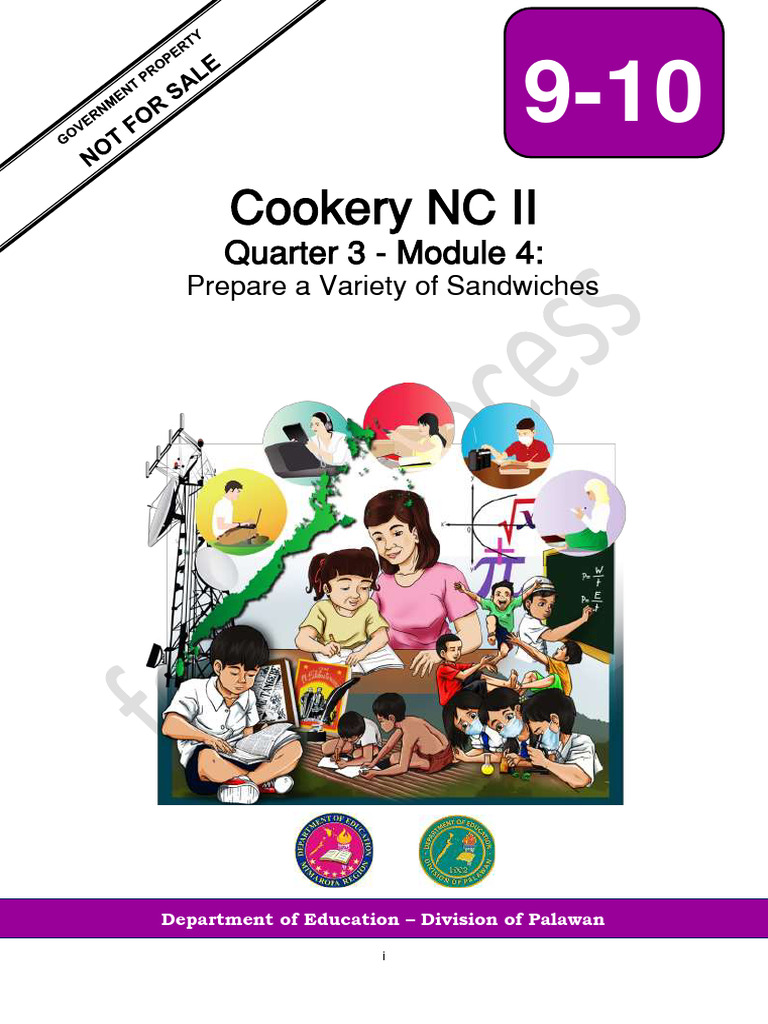 TLE 9 10 Cookery NC2 Q3 M4 For Printing | PDF | Sandwich | Hamburgers