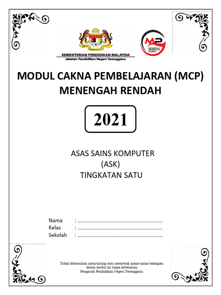 1 Ask Tingkatan 1 Pdf