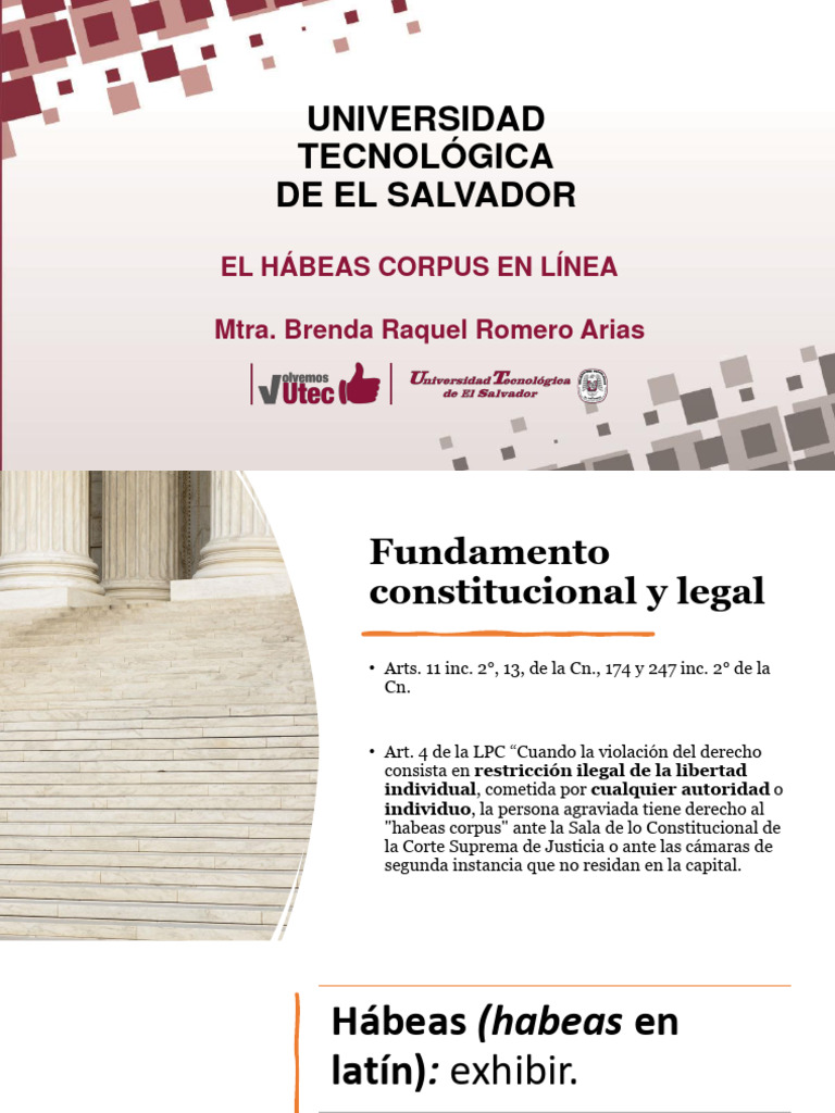 El Hábeas Corpus: Fundamentos y Proceso | PDF | Habeas corpus | Ley común