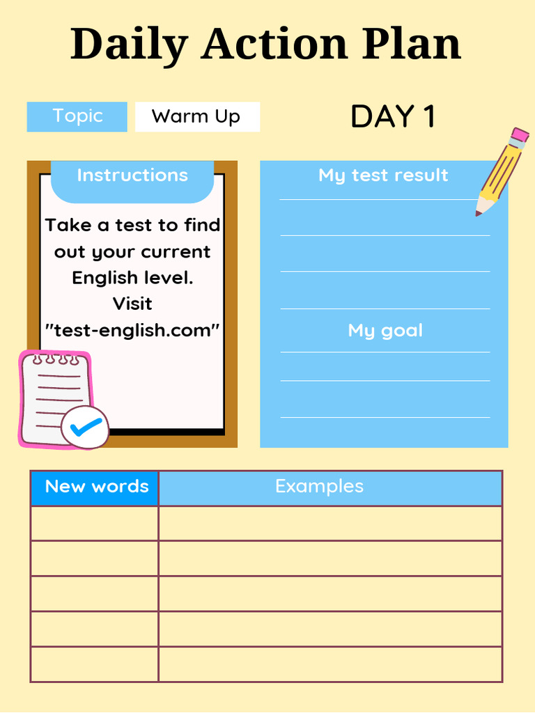 30-Day English Speaking Challenge | PDF | Vocabulary | Reading ...