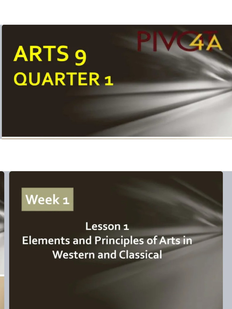 Arts 9 Q1 | PDF