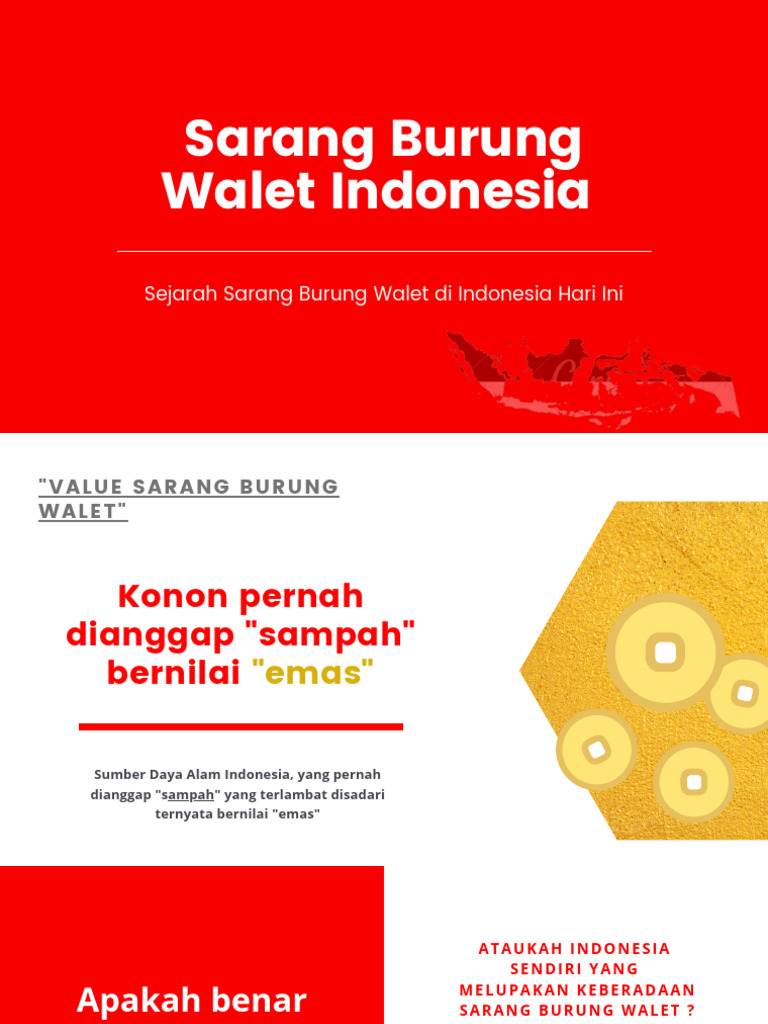 Sarang Burung Walet Indonesia | PDF