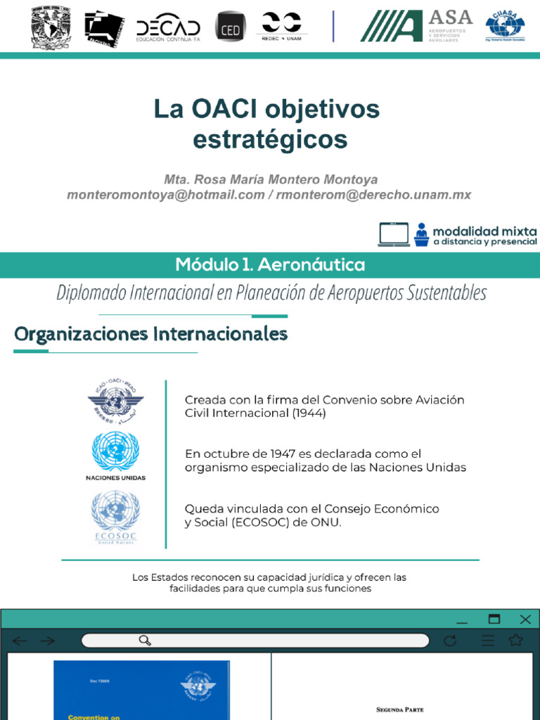 1.1.2 La OACI, Objetivos Estratégicos | PDF