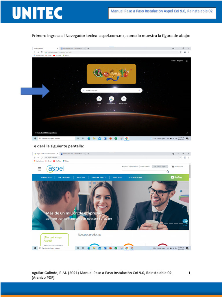 Manual Paso A Paso Instalación COI 9.0 | PDF | Ingeniería Informática ...