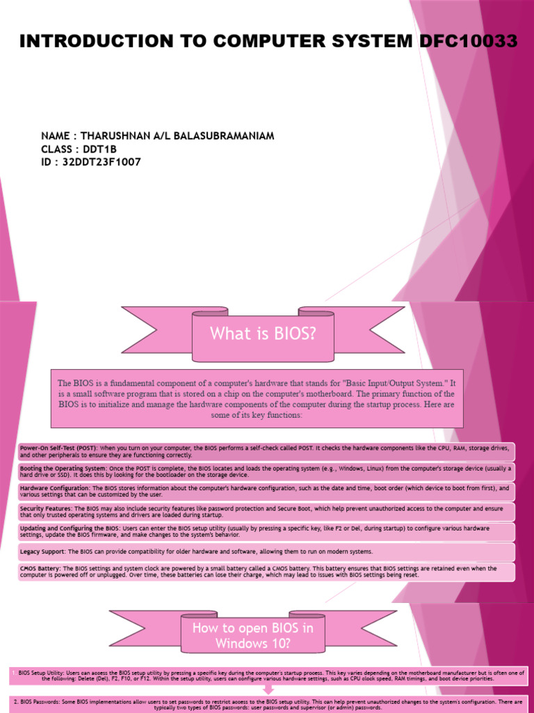 Understanding BIOS Functions and Access | PDF | Bios | Booting