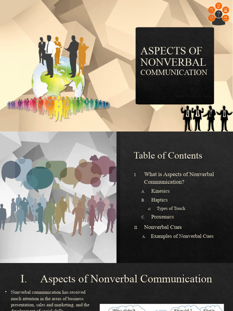 Adtiz, SP - BSMT 1c | PDF | Nonverbal Communication | Body Language