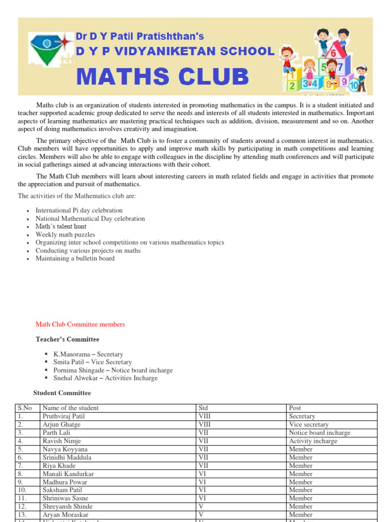 Math Club 3 | PDF | Mathematics | Cognitive Science