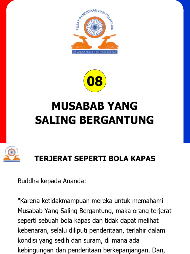 Musabab Saling Bergantung dalam Ajaran Buddha | PDF