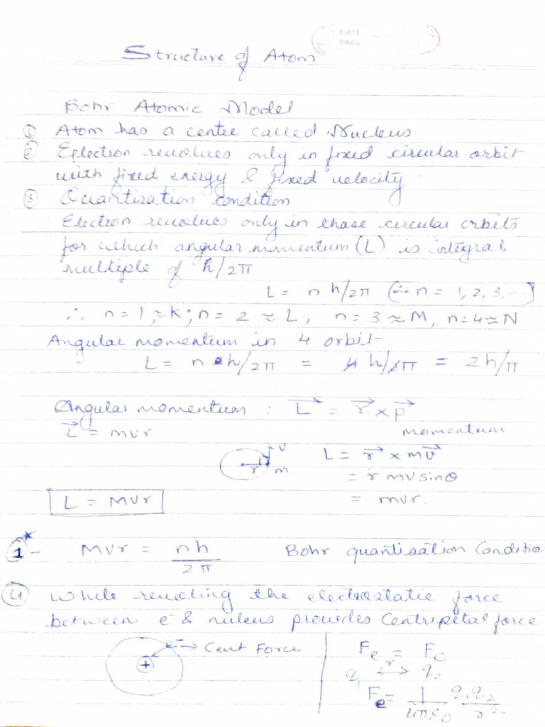 Structure of Atom-2 | PDF