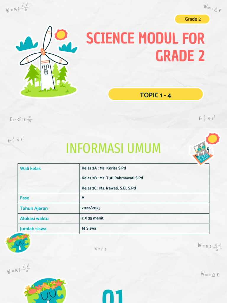 Modul Ajar Science Topic 1-4 Grade 2 | PDF | Karier & Perkembangan