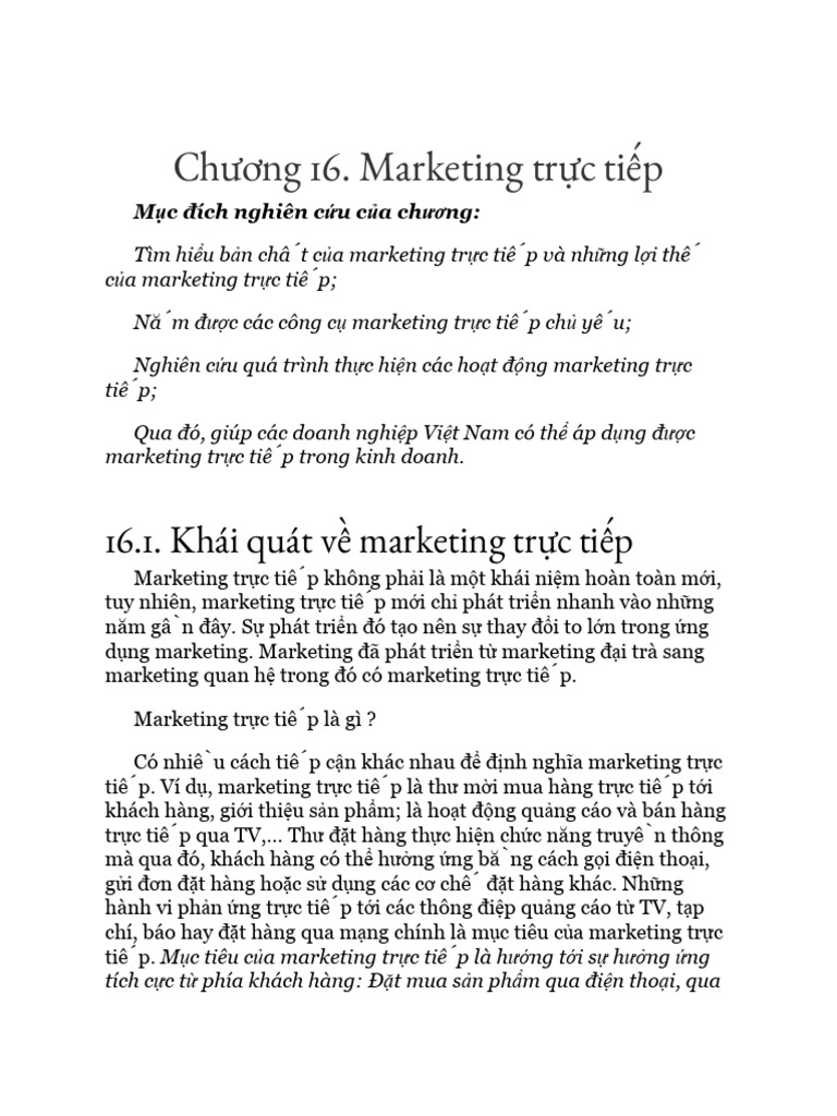 C16 - Marketing | PDF
