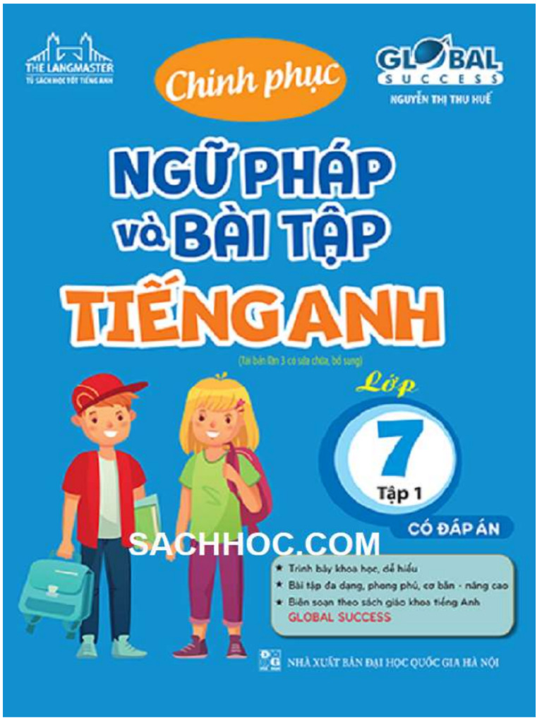 Chinh phục Ngữ pháp và Bài tập tiếng Anh 7 T1 | PDF