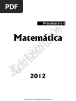 Practica de Matematicas 51 para El CBC Uba | PDF | Matemática Elemental | Matemáticas