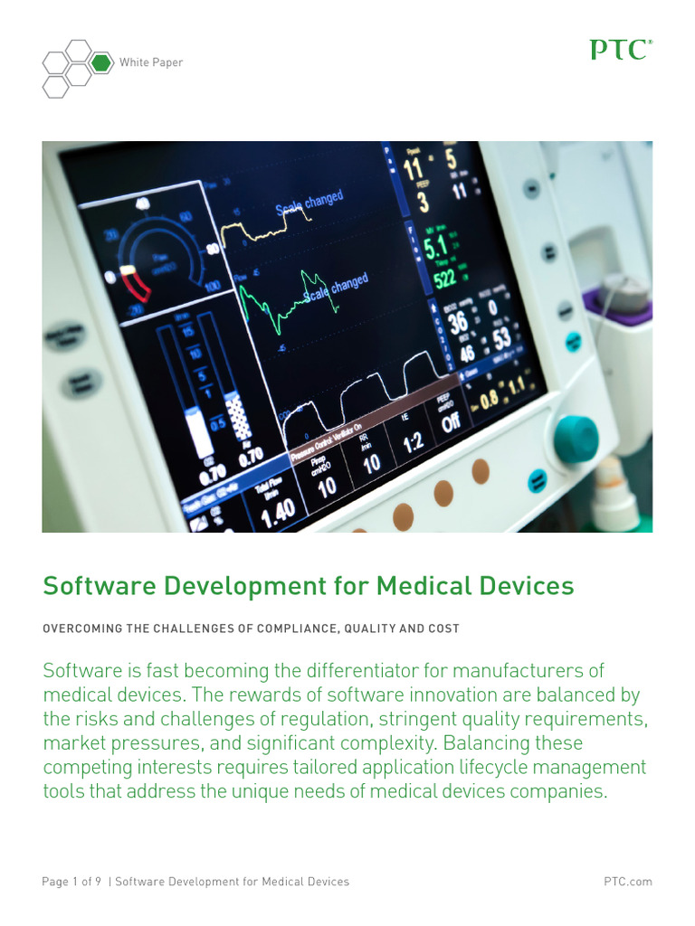 (WP) PTC - Software Development For Medical Devices (2012) | PDF