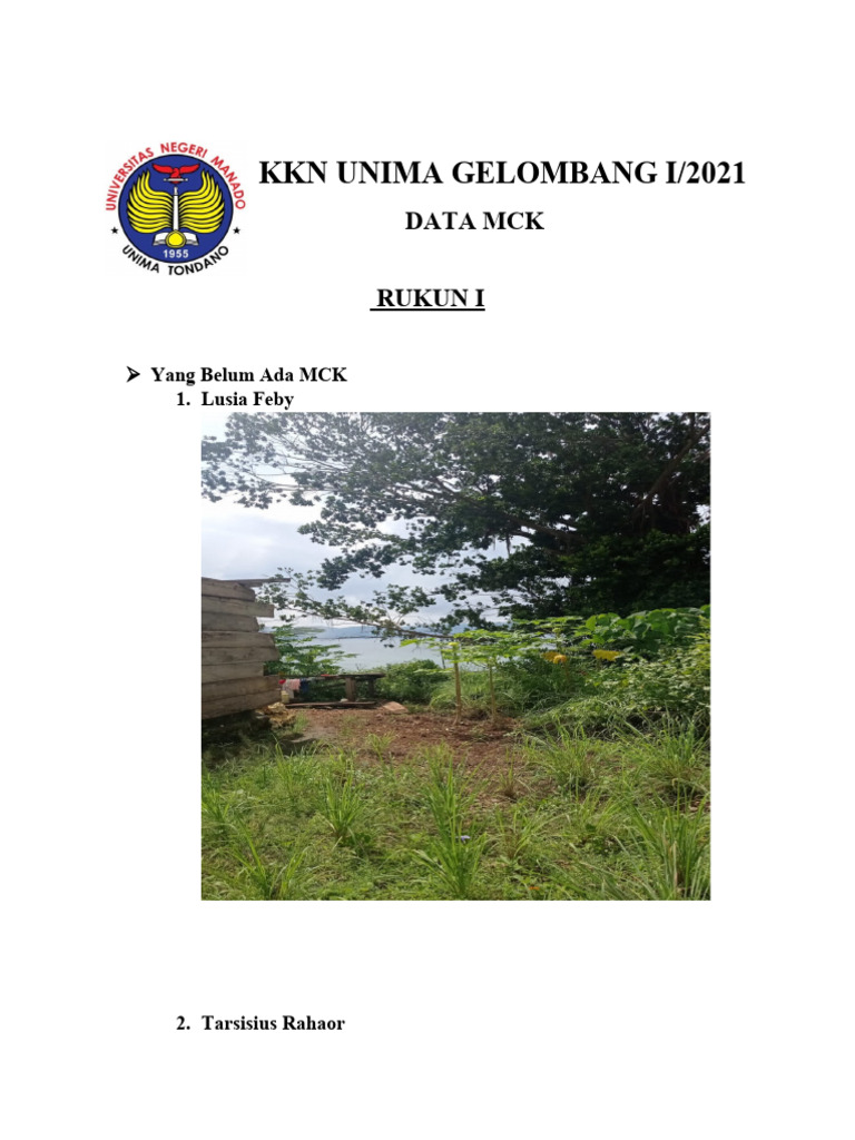 Rekapitulasi MCK | PDF