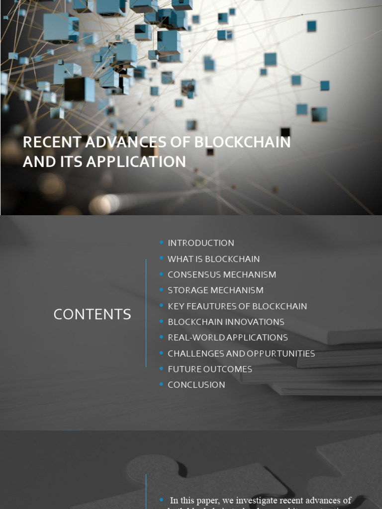 Recent Advances of Blockchain and Its Application | PDF | Cryptocurrency | Service Industries