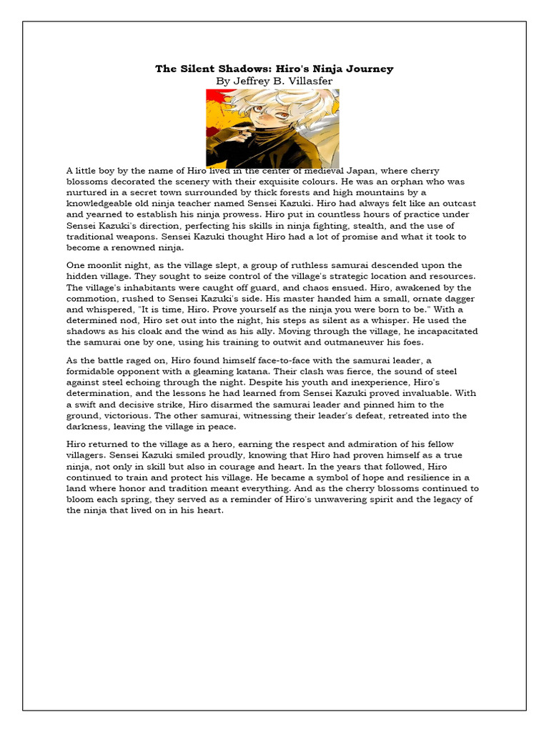 The Silent Shadows | PDF | Ninja