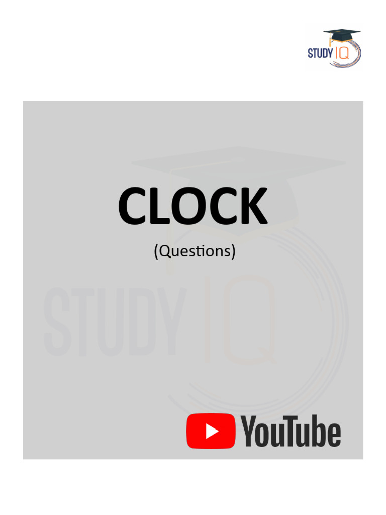 Clock Pdf