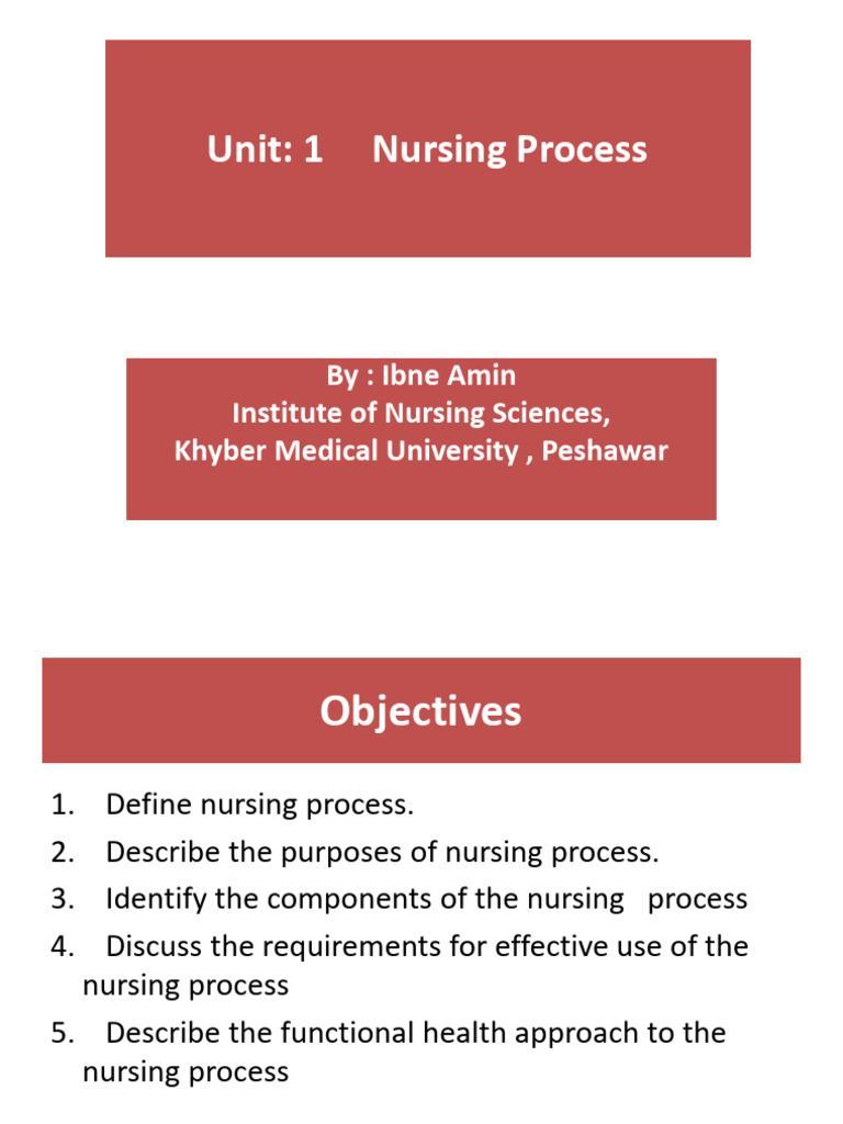 01 Nursing Process | PDF
