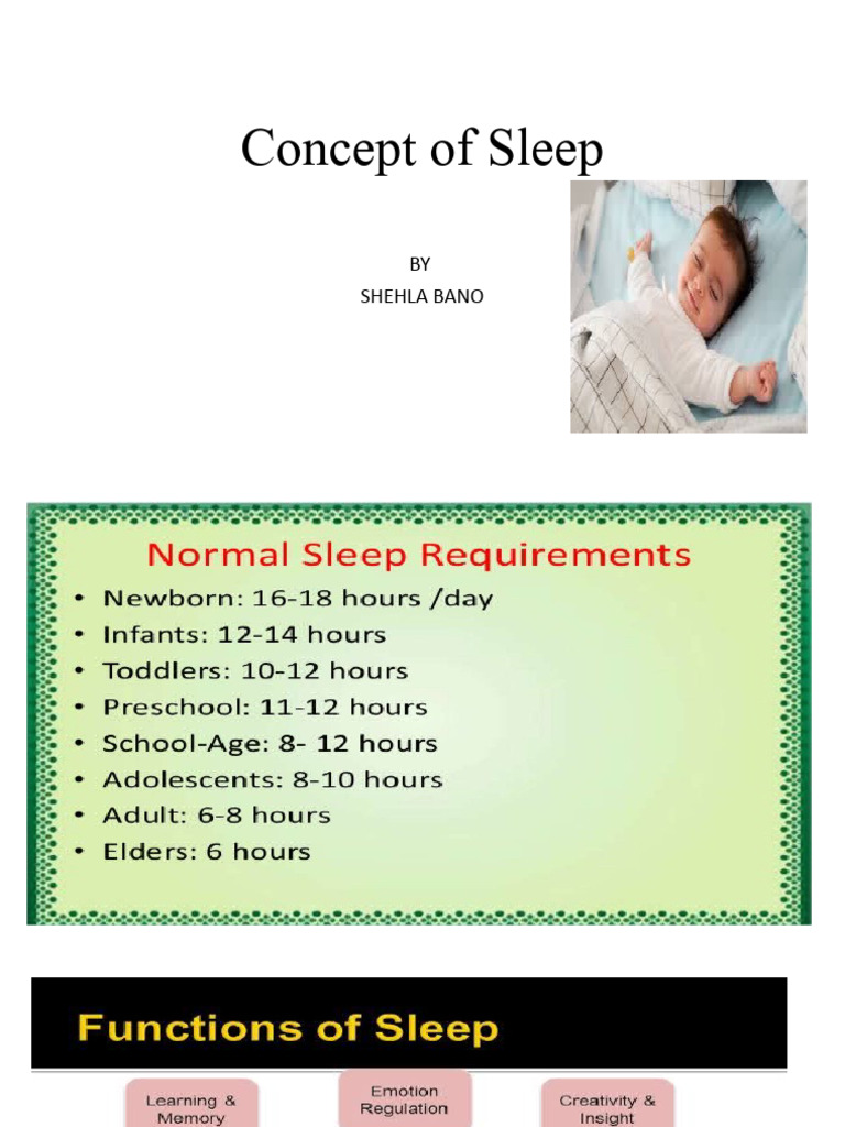 Concept of Sleep | PDF