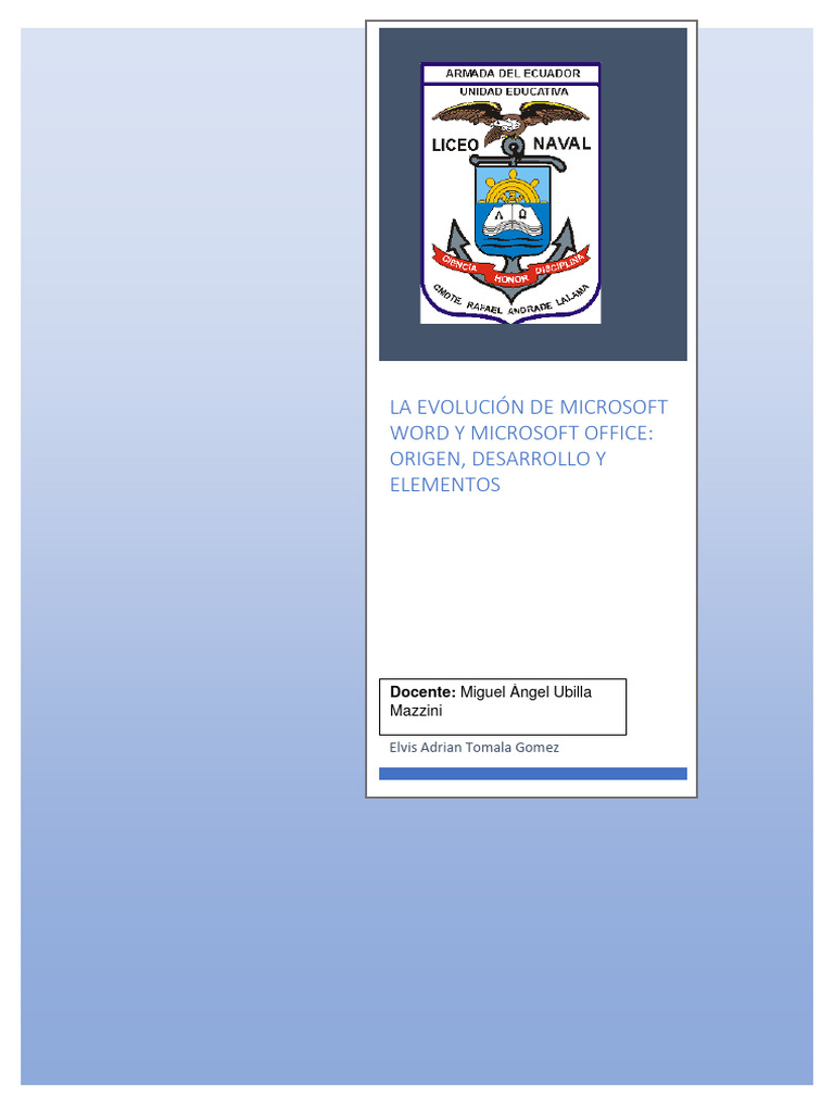 LA EVOLUCIÓN DE MICROSOFT WORD Y MICROSOFT OFFICE | PDF