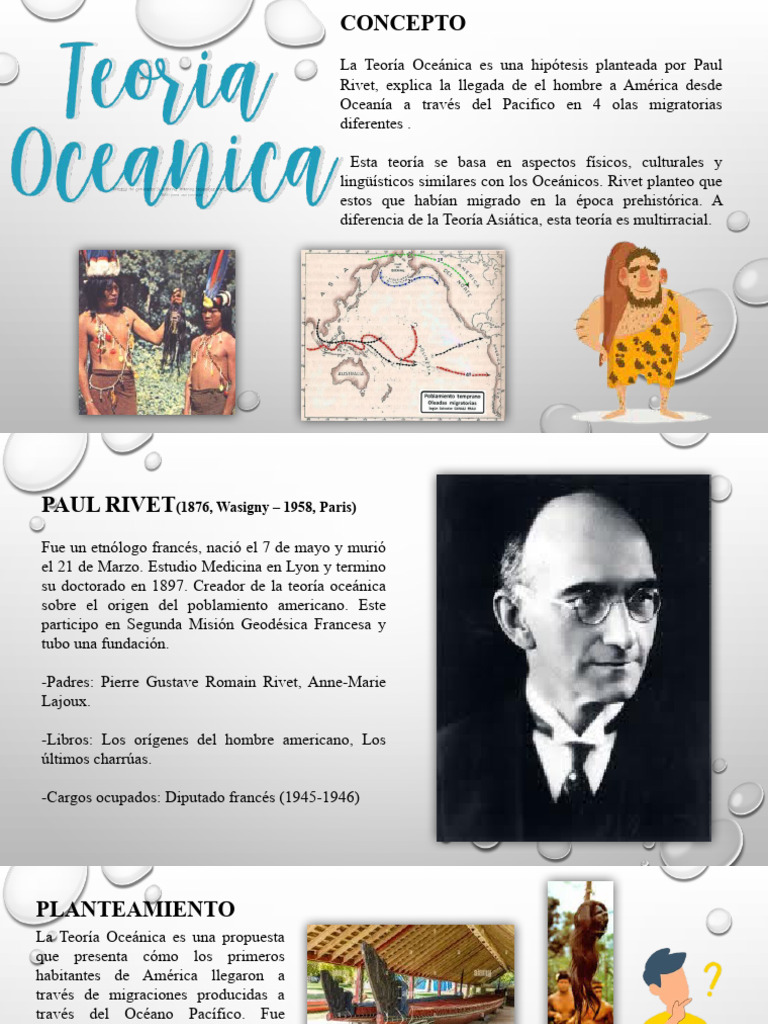 Presentación de La Teoria Oceanica | PDF | Polinesia | océano Pacífico