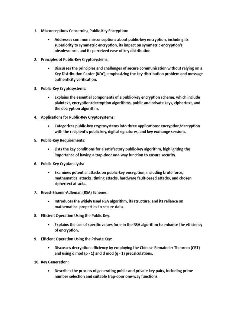CH 6 | PDF | Public Key Cryptography | Cryptography