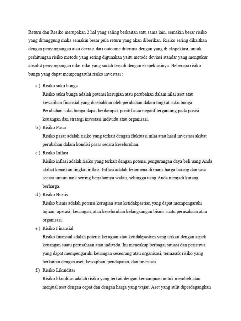 Profitabilitas Dan Data Historis | PDF