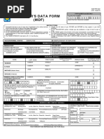 Pag-IBIG Member's Data Form (MDF) | PDF