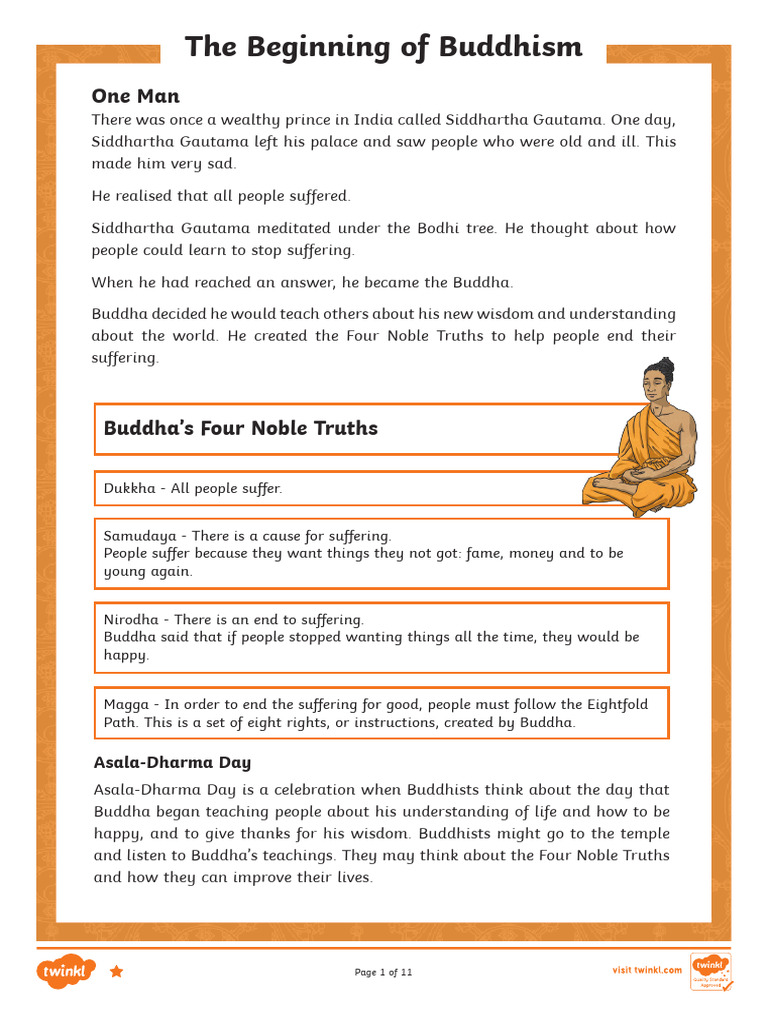 Year 9 Buddhism Worksheet | PDF | Four Noble Truths | Enlightenment In ...