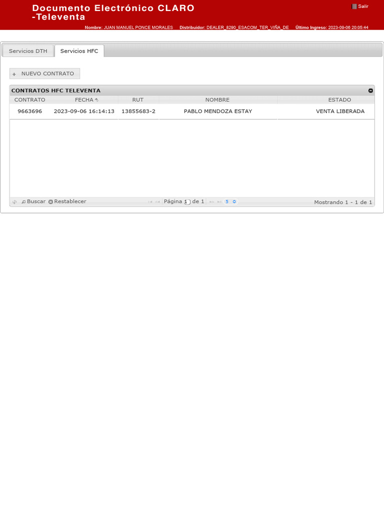 Documento Electrónico CLARO | PDF