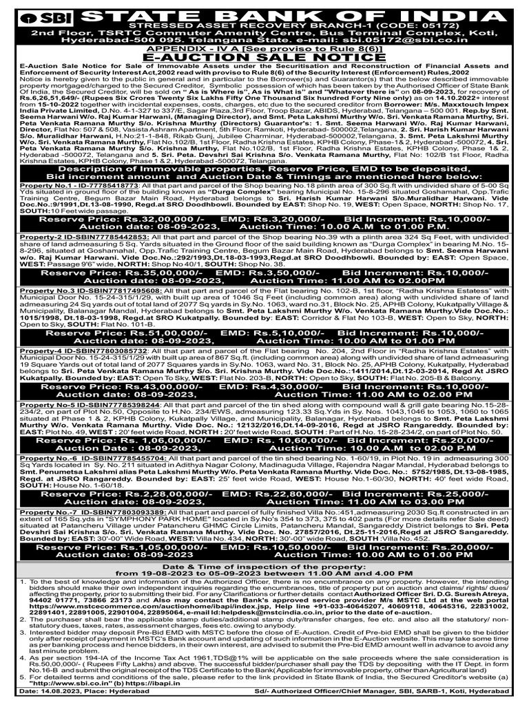 SBI Ad Final | PDF | Security Interest