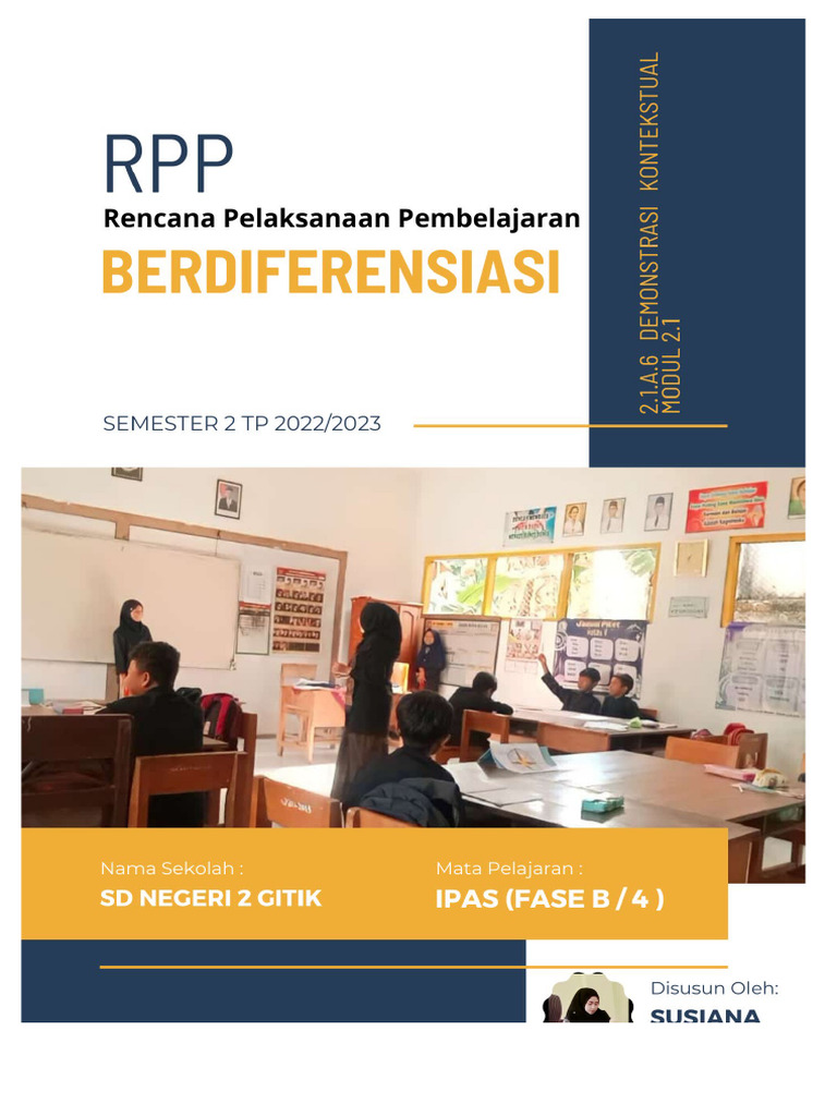 RPP Diferensiasi | PDF