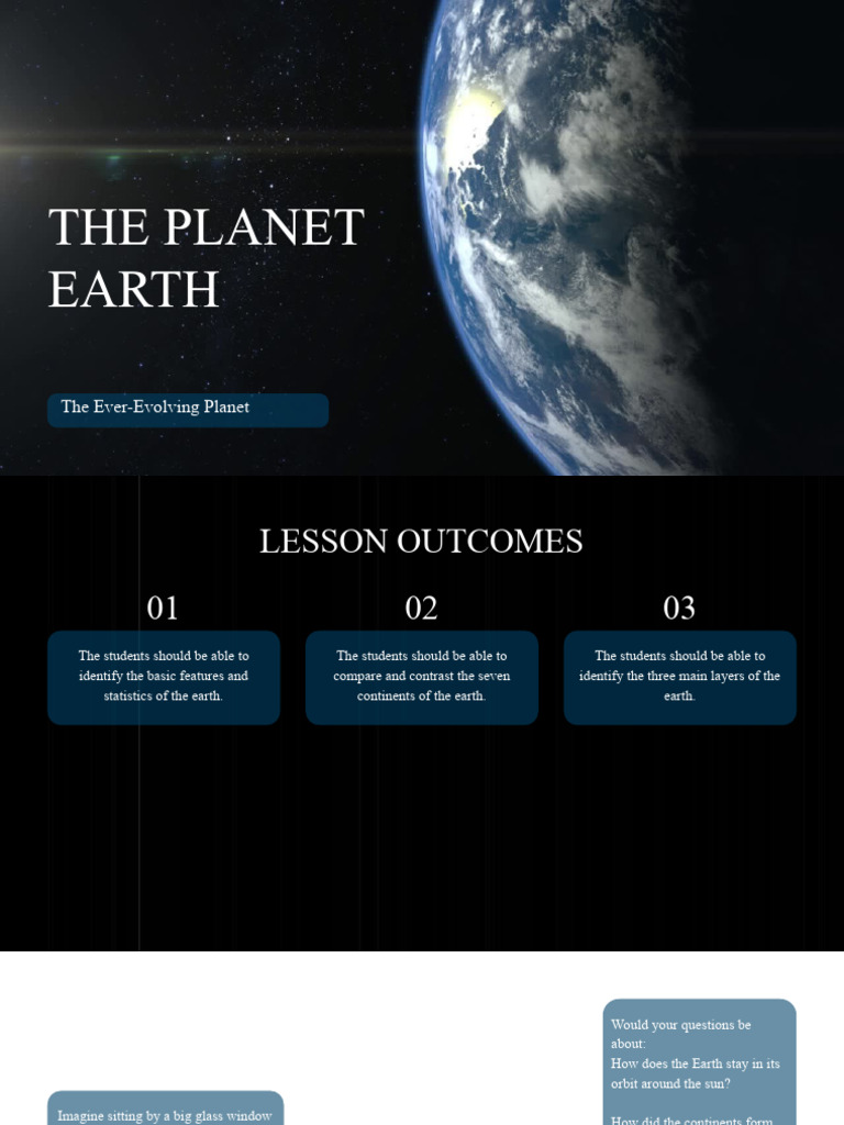 Exploring Earth's Unique Features | PDF | Earth | Equator