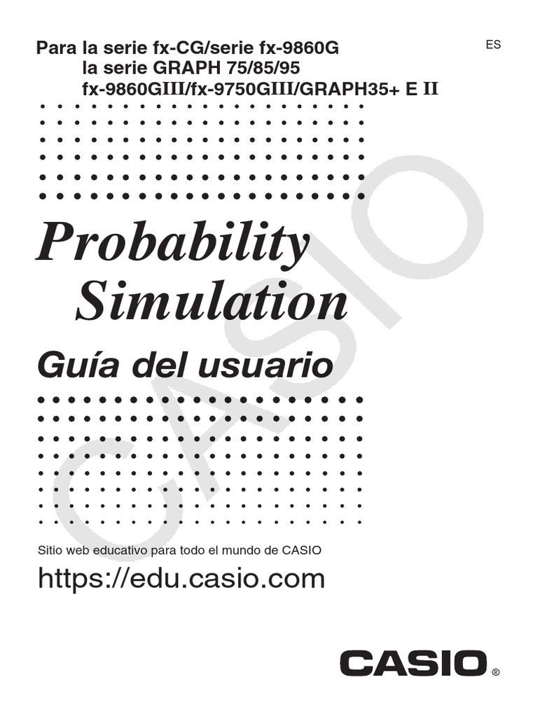 Probability Simulation ES | PDF | Calculadora | Matemáticas