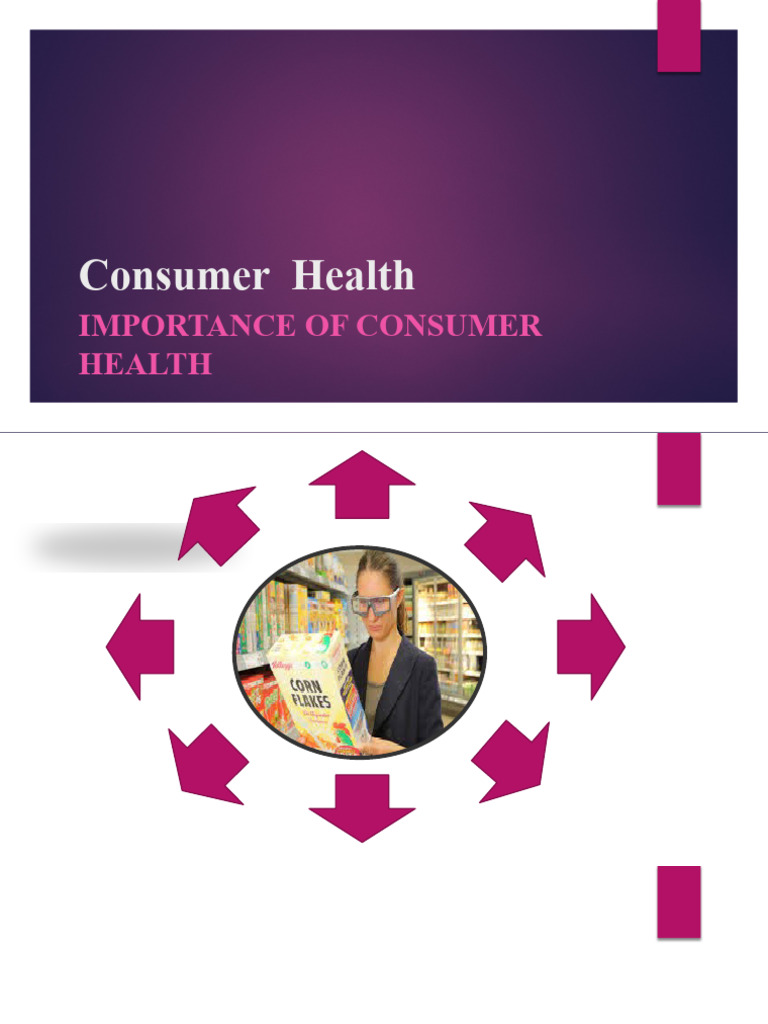 Importance of Consumer Health | PDF