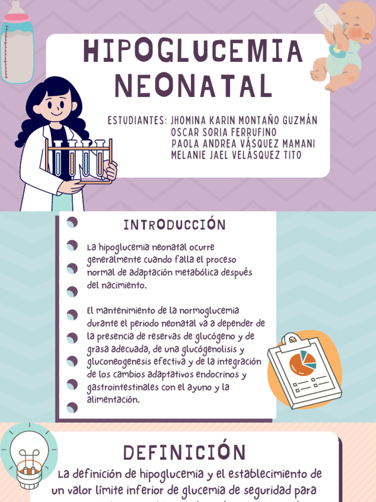 Hipoglucemia Neonatal | PDF