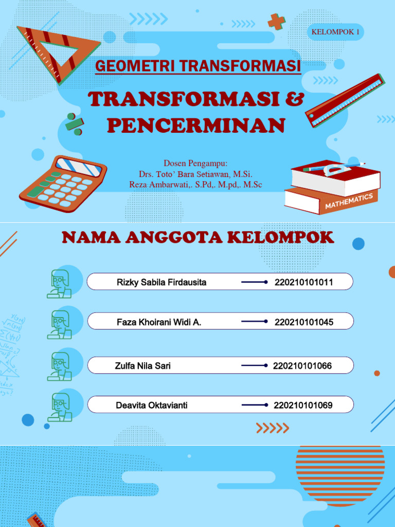 Kel.1 Geometri Transformasi | PDF