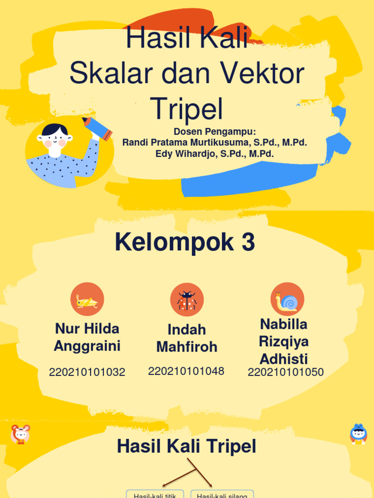 Hasil Kali Skalar Dan Vektor Tripel - KEL 3 | PDF
