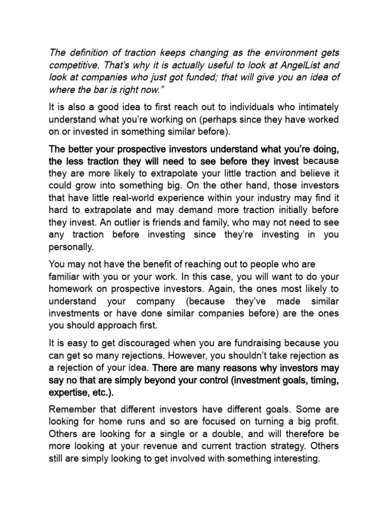 Traction - A Startup Guide To Ge - Justin Mares - Part4 | PDF