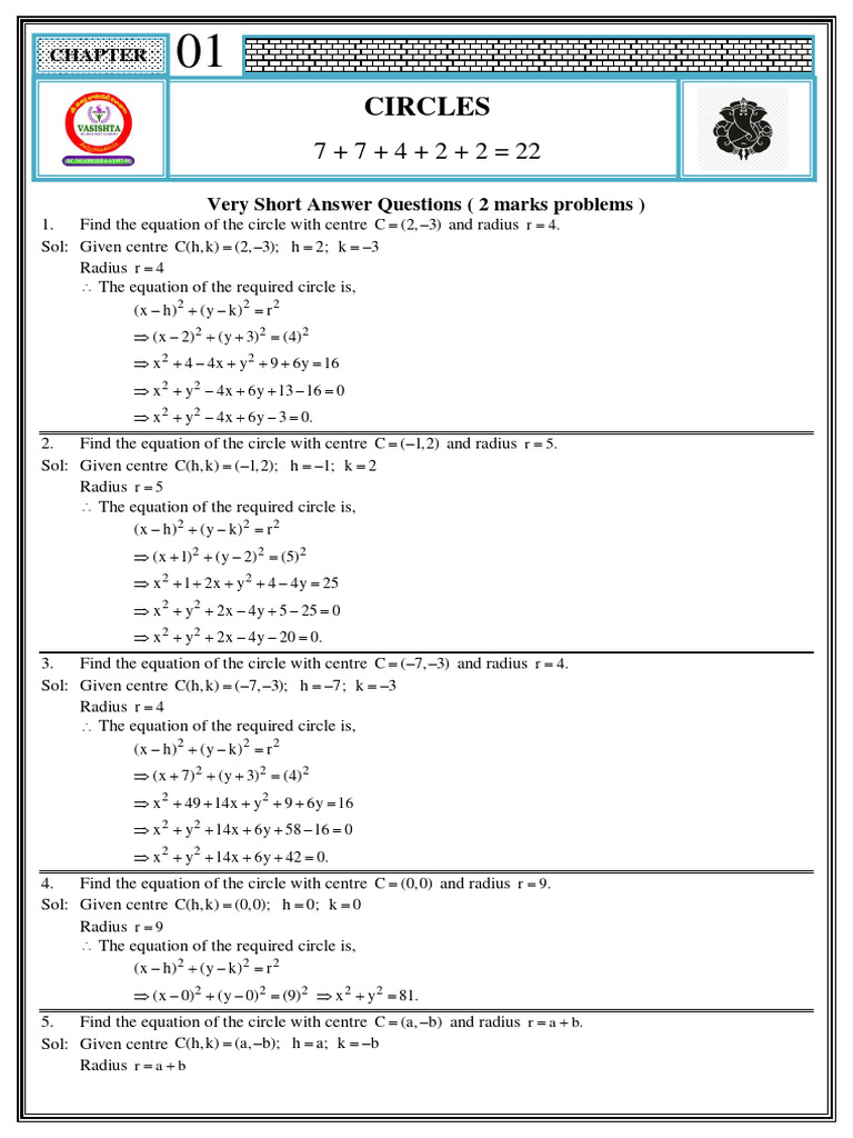 Circles Ipe | PDF | Circle | Mathematical Concepts