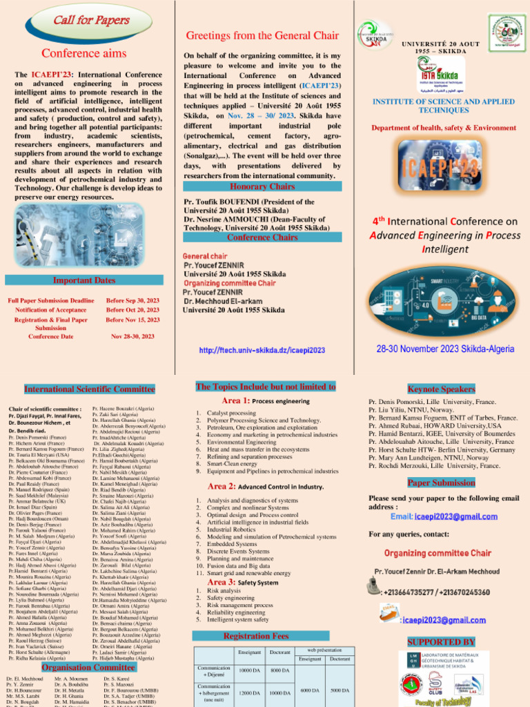 Dépliant ICAEPI 2023 | PDF