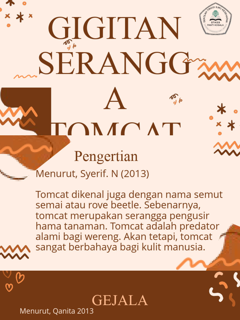 Gigitan Serangga Tomcat Siskaa | PDF