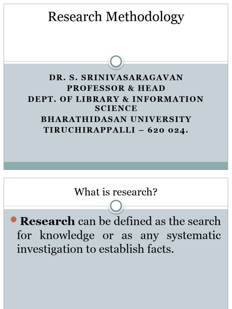 Research Methodology | PDF